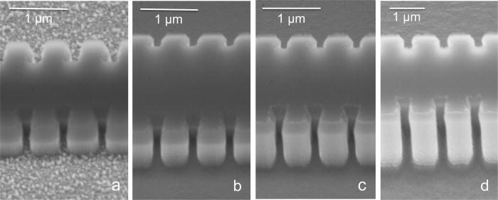 Gas chopping etching process for InP based nanostructures with high ...