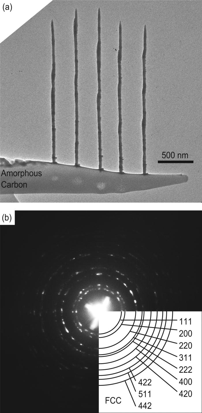 Tungsten-based pillar deposition by helium ion microscope and beam ...