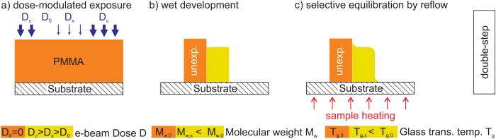 Mobility based 3D simulation of selective, viscoelastic polymer reflow ...
