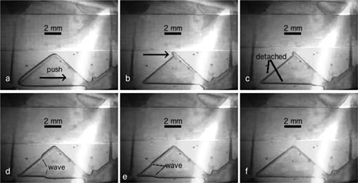 Self-alignment of whole wafers using patterning for capillary forces ...