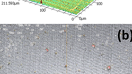 Identification of dust particles on a periodic nanostructured substrate ...