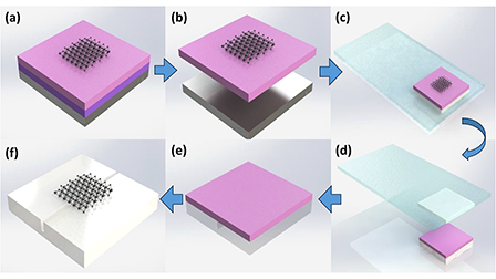 Novel wet transfer technology of manufacturing flexible suspended two ...