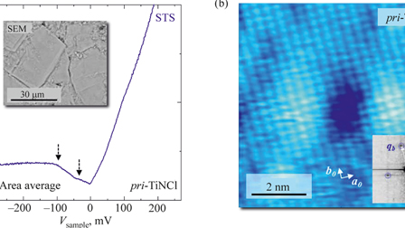 Observation of periodic structures and pseudogaps in pristine compound ...
