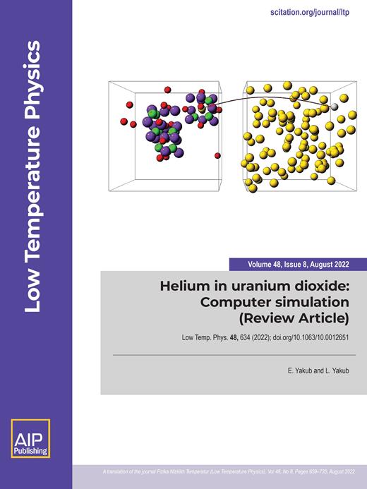 Quantum kinetic processes in solid helium | Low Temperature Physics ...