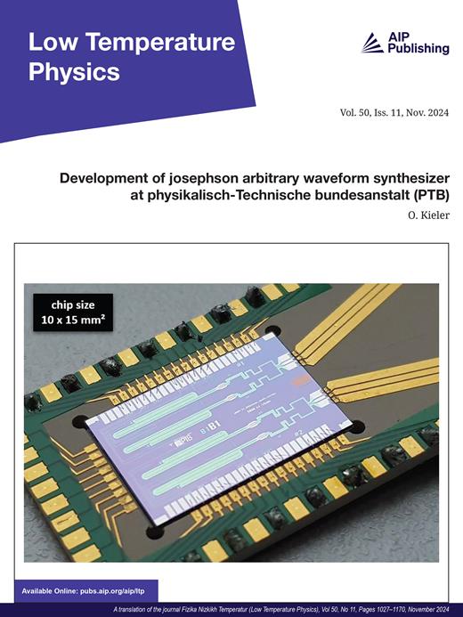 Volume 50 Issue 11 | Low Temperature Physics | AIP Publishing