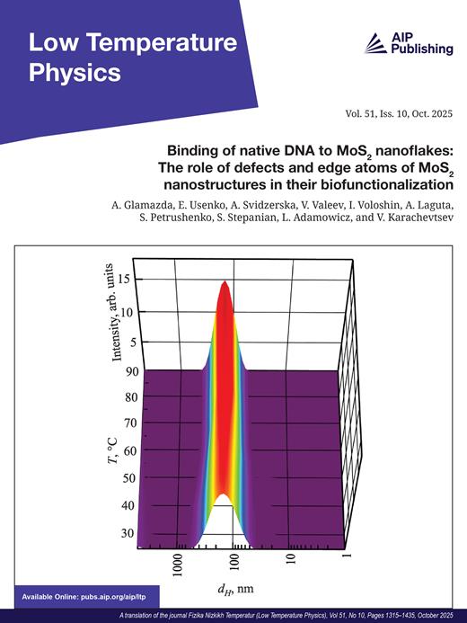 Low Temperature Physics | AIP Publishing