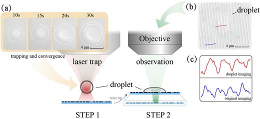 An optical tweezer-based microdroplet imaging technology ...