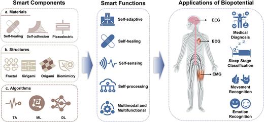 Smart epidermal electrophysiological electrodes: Materials, structures ...