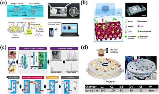 Nanostructure enabled extracellular vesicles separation and detection ...
