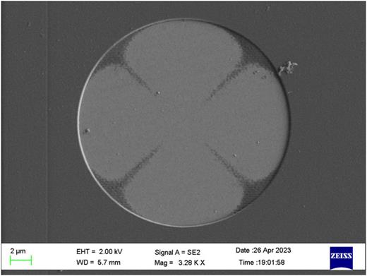 Real-time generation of circular patterns in electron beam lithography ...