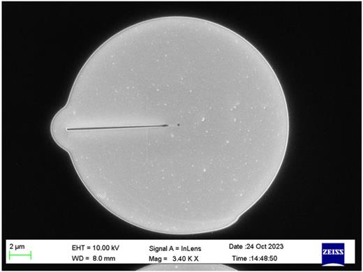 Real-time generation of circular patterns in electron beam lithography ...