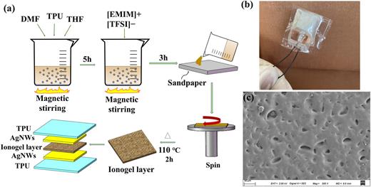 Ultrasensitive iontronic pressure sensor based on microstructure ionogel dielectric layer for ...
