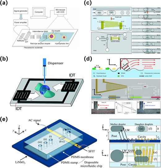 Droplet acoustofluidics: From acoustic principles to micro ...