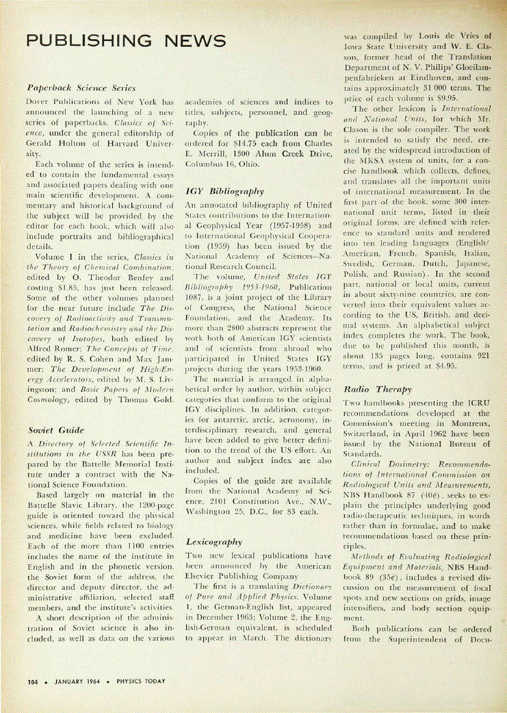 Soviet Guide | Physics Today | AIP Publishing