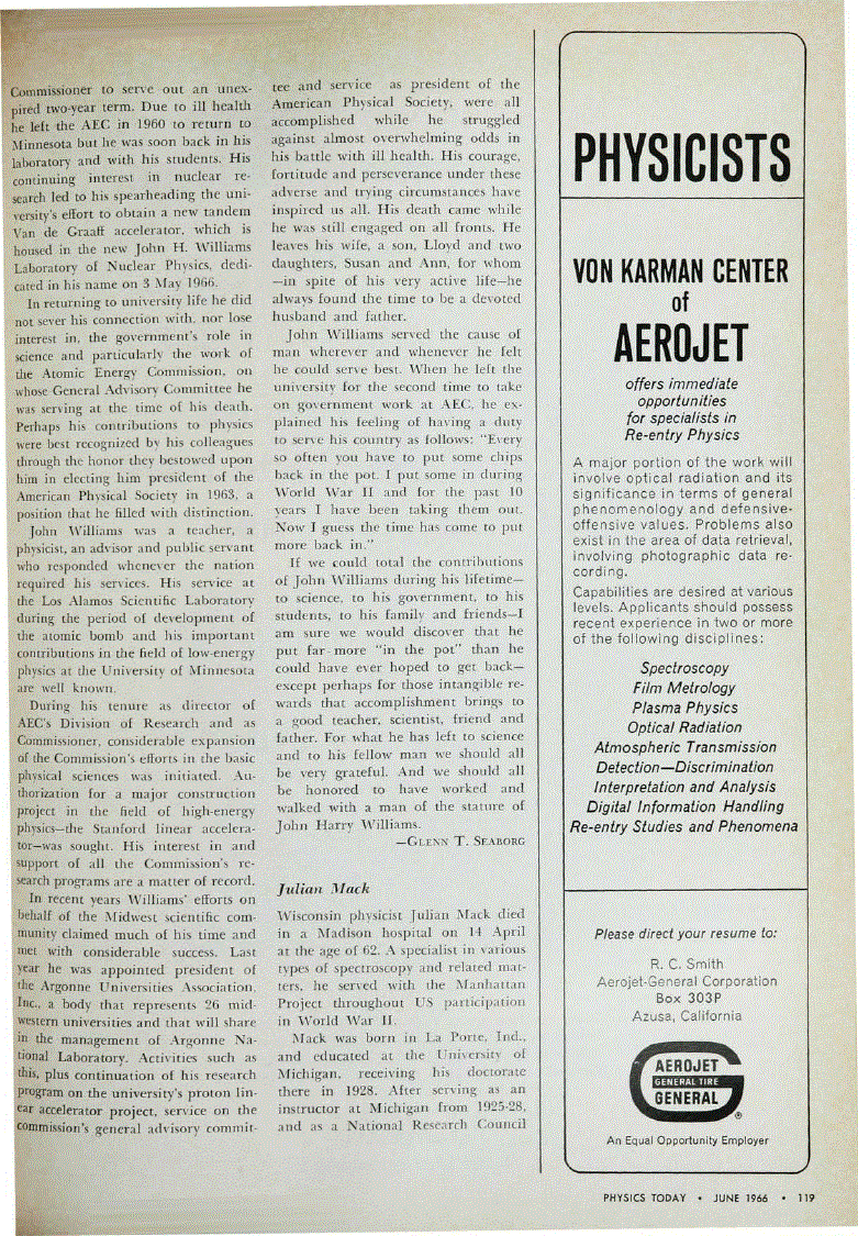 Julian Mack | Physics Today | AIP Publishing
