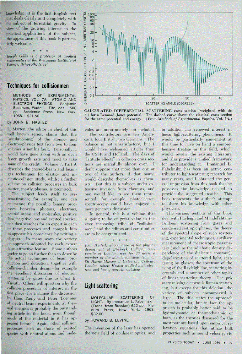 Methods of Experimental Physics, Vol. 7A: Atomic and Electron Physics ...