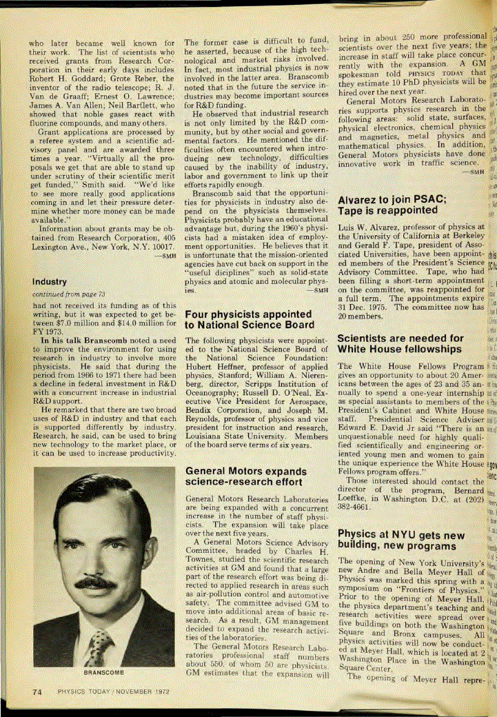 Four physicists appointed to National Science Board | Physics Today ...