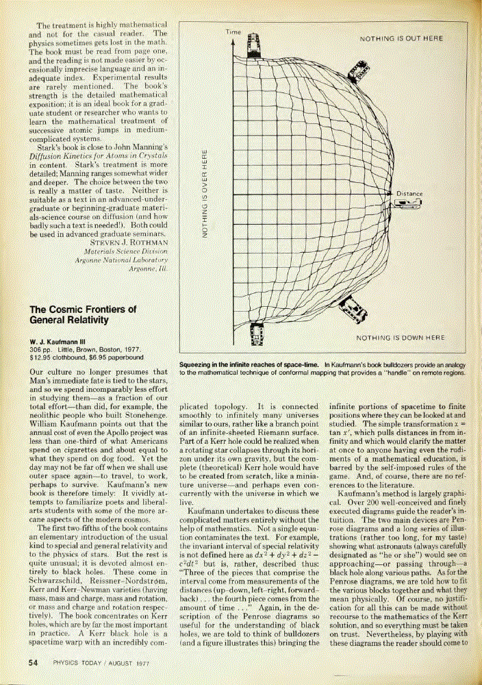 The Cosmic Frontiers of General Relativity | Physics Today | AIP Publishing