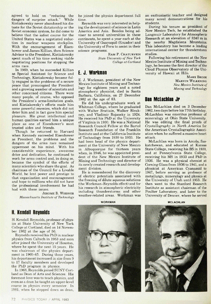 Dan McLachlan Jr | Physics Today | AIP Publishing