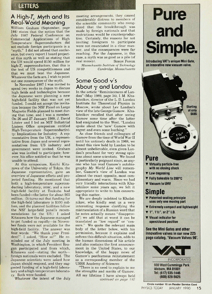 A High‐Tc Myth and Its Real‐World Meaning | Physics Today | AIP Publishing