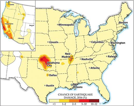 Mapping the hazard from induced earthquakes | Physics Today | AIP ...