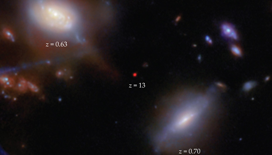 A small ancient galaxy started reionizing its surroundings early ...