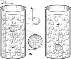 Experimental observations of non-continuum effects in suspensions ...