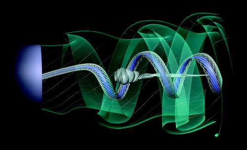 Global modes in a swirling jet undergoing vortex breakdown | Physics of ...