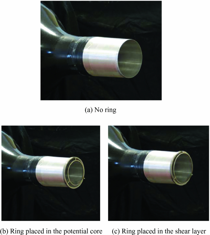 Effects of passive control rings positioned in the shear layer and ...