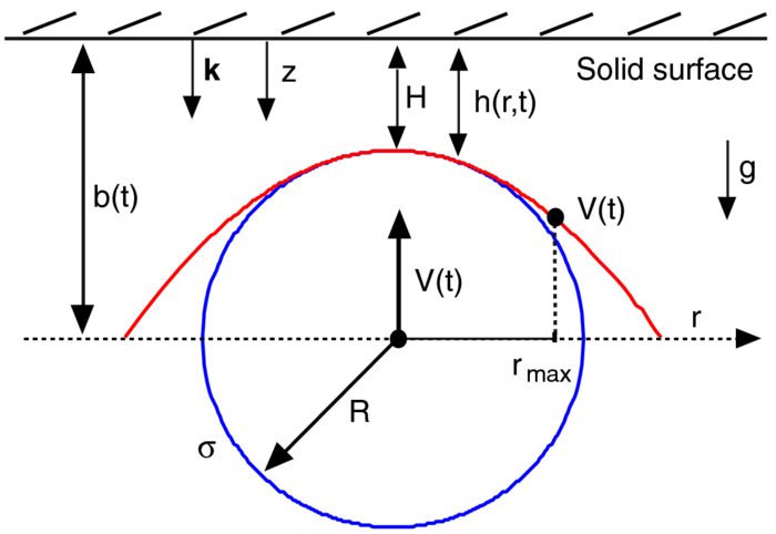 A force balance model for the motion, impact, and bounce of bubbles ...