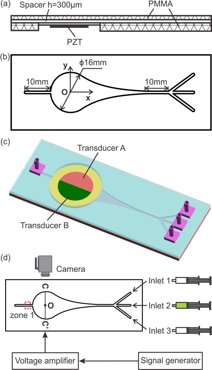 Vortex generation and control in a microfluidic chamber with actuations ...