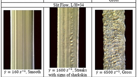 Melt fracture of linear low-density polyethylenes: Die geometry and ...