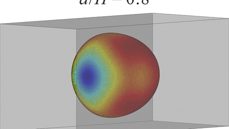 Marangoni effect on the motion of a droplet covered with insoluble ...