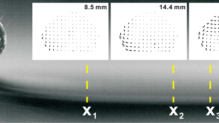 Bowling water drops on water surface | Physics of Fluids | AIP Publishing