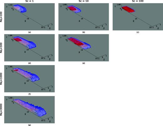 The effect of Schmidt number on gravity current flows: The formation of ...