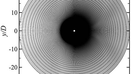 Large-eddy simulation of flow past a circular cylinder for Reynolds numbers 400 to 3900 ...