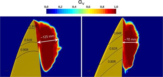 Cavitation erosion risk assessment for a marine propeller behind a Ro ...