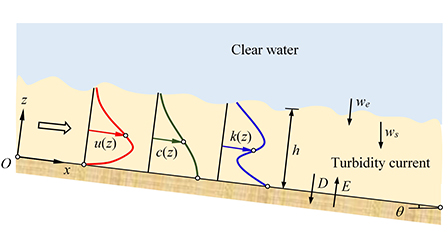 Hydrodynamics of turbidity currents evolving over a plane bed | Physics ...