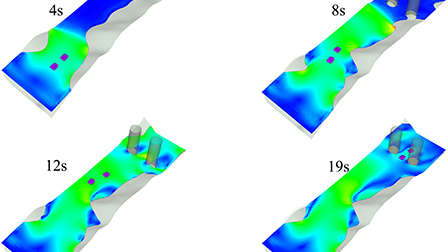 Volume of fluid-discrete element method based the simulation of ...