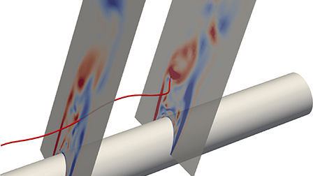 Numerical study of flow characteristics around a 30° yawed circular ...