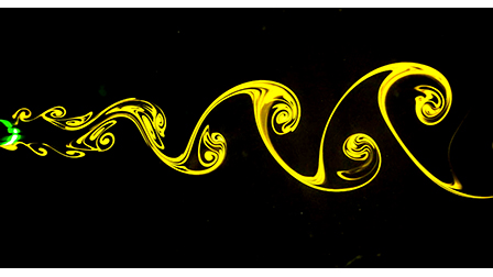 Effect of filament length on the flow field of a rotationally ...