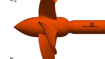 Comparison between the acoustic signatures of a conventional propeller ...