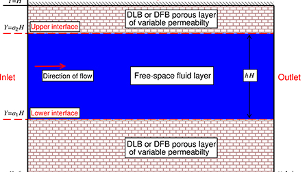 Characterization of coupled parallel flow through layered heterogeneous ...