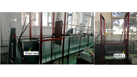 Experimental and numerical studies of solitary wave interaction with ...