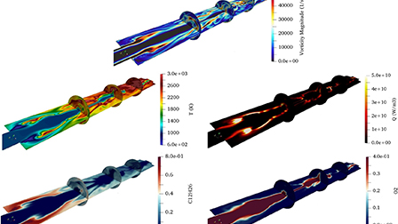 Large eddy simulation of combustion instability in a subcritical ...
