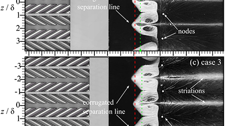 Experimental investigation on effects of herringbone riblets on shock ...