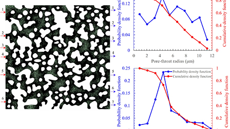 Pore-scale modeling of water–gas flow in heterogeneous porous media ...
