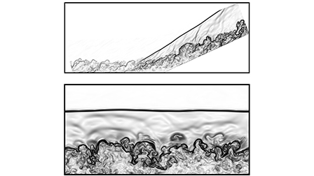Direct numerical simulation of turbulence amplification in a strong shock-wave/turbulent ...