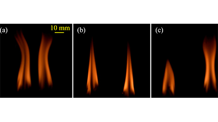 Soot emissions of steady and oscillatory candle flames | Physics of ...