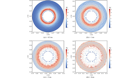 A compressible semi-resolved computational fluid dynamics-discrete element method coupling model ...
